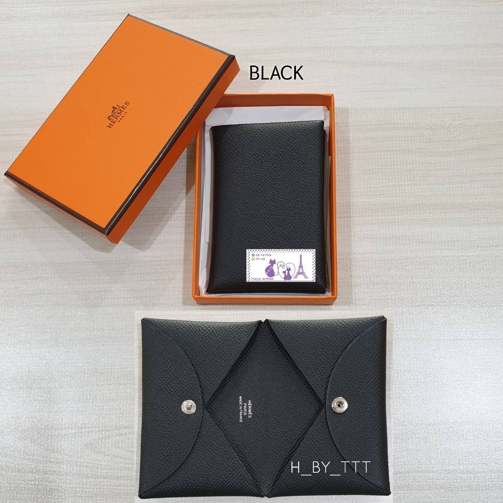 H_by_TTT NEW H ermes Calvi Cardholder wallet in Epsom กระเป๋าใส่การ์ด ...