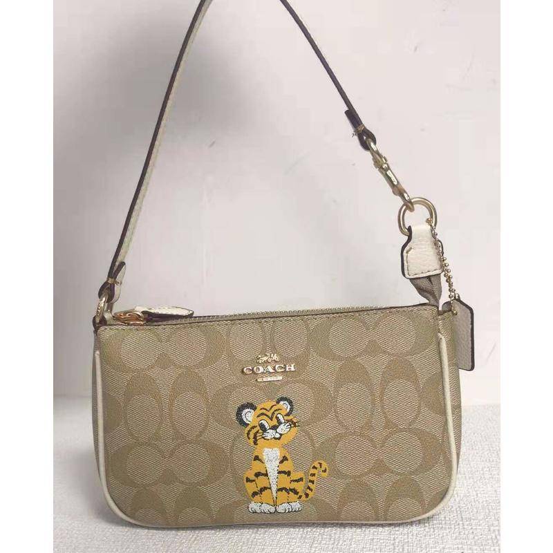 us นำเข้า⭐️ Coach new c7699 C7001 C7317 tiger ผู้หญิง กระเป๋าสะพายไหล่ ...