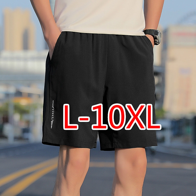 L-10XLกางเกงขาสั้นผู้ชายไซส์ใหญ่ กางเกงลำลองวัยรุ่น | Shopee Thailand