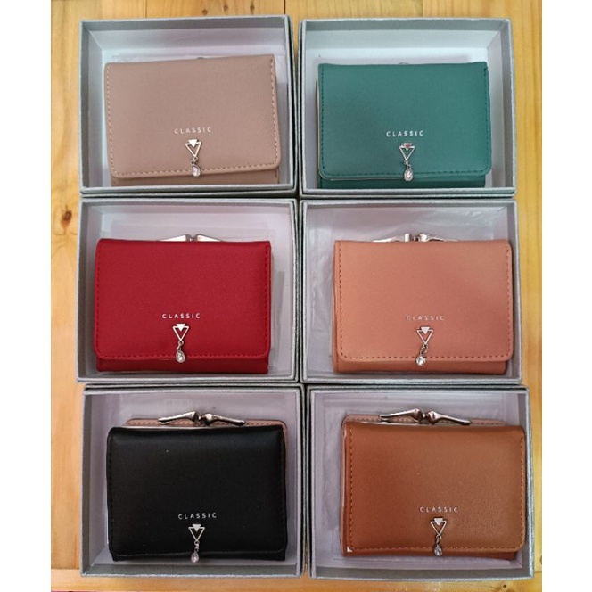 กระเป๋าสตางค์ใบสั้น แบรนด์ TAILIAN 3 พับ | Shopee Thailand