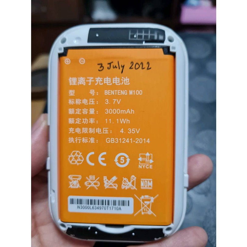 【READY STOCK】แบตเตอรี่ใหม่ สำหรับ AIS 4G POCKET WiFi และ Benton BENTENG ...