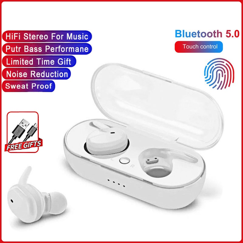Y30 Bluetooth Earphones TWS Waterproof Earbuds 5.0 Wireless Earphone ...