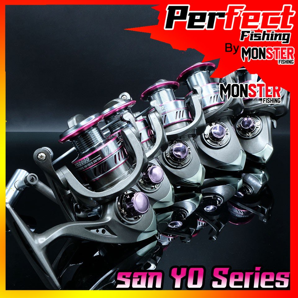 รอกตกปลา รอกสปิน รอก YO Series มี เบอร์ 1000 /2000 /3000 /4000 /5000 /6000 /7000 ของแท้ Japan ...