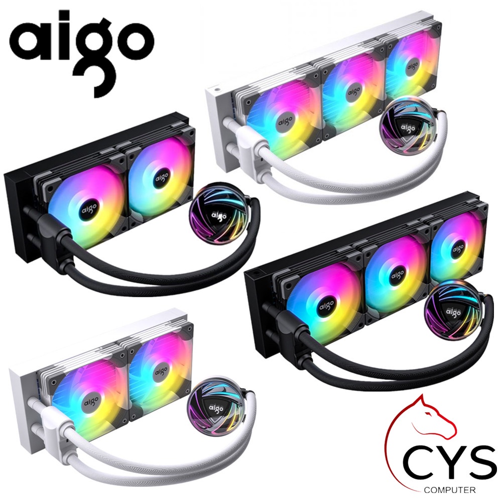 Aigo DARKFLASH AT 240/360 ARGB CPU ALL IN ONE LIQUID COOLER | Shopee ...