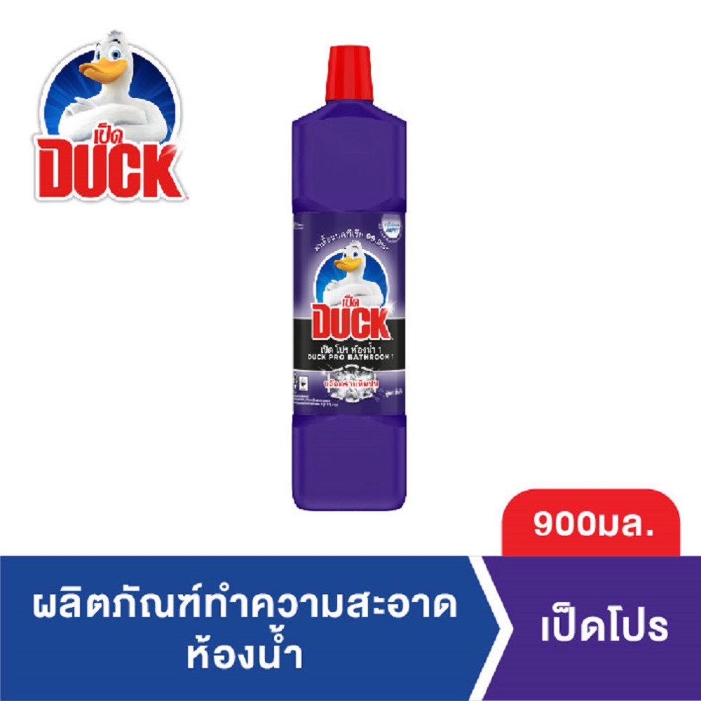 เป็ดโปร น้ำยาล้างห้องน้ำ 900 มล. Duck Pro Bathroom Cleaner 900ml ...