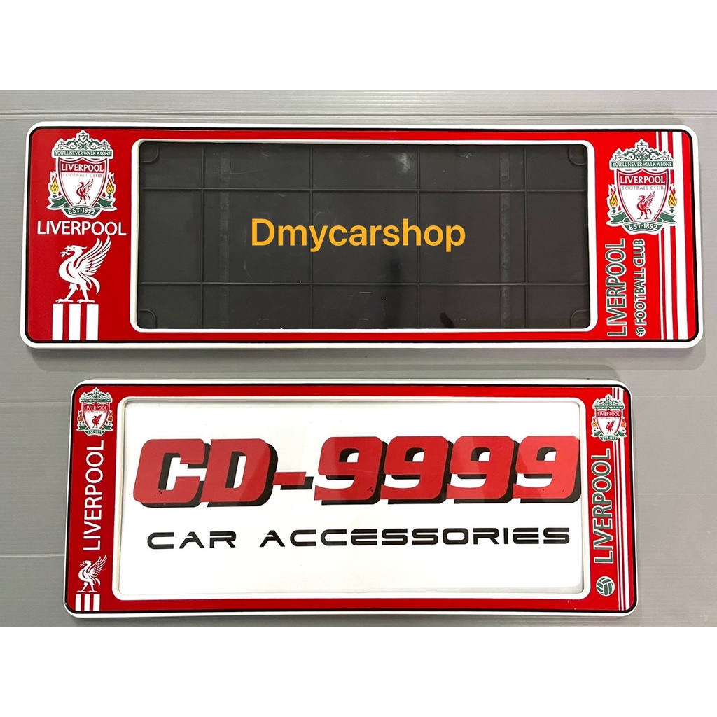 กรอบป้ายทะเบียนรถยนต์กันน้ำ ลาย#Liverpool+ฟรี!! 1ชิ้น ฟองน้ำกลมเหลือง ...