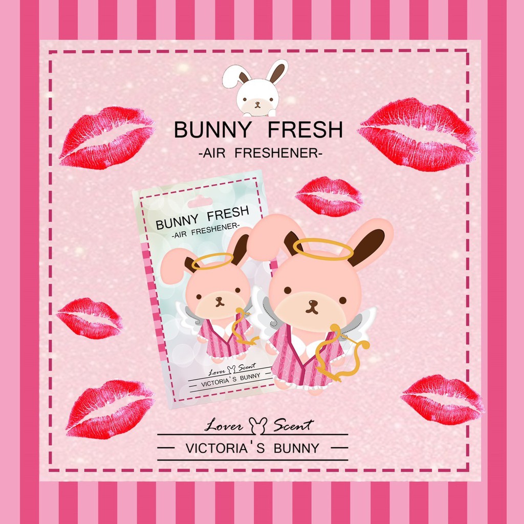 แผ่นน้ำหอมปรับอากาศในรถยนต์ BUNNY FRESH ชุดที่ 1 | Shopee Thailand