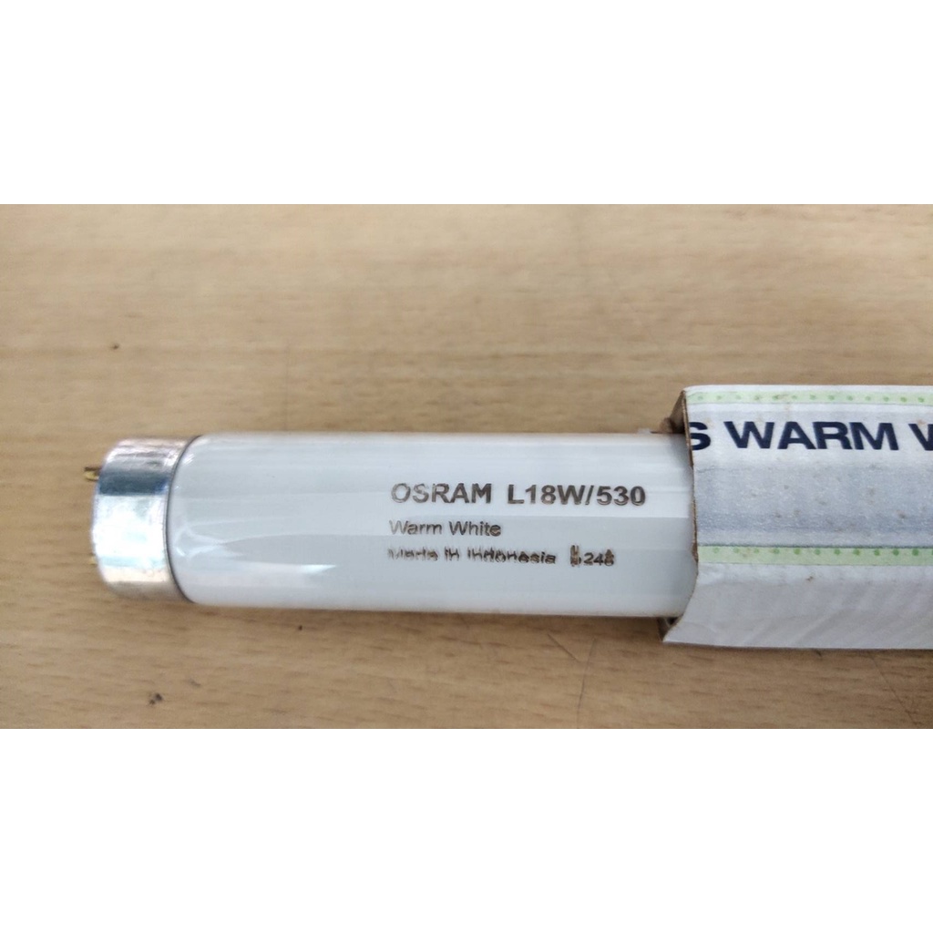 Osram L18W/530 Fluorescent Tube, Warm White | Shopee Thailand