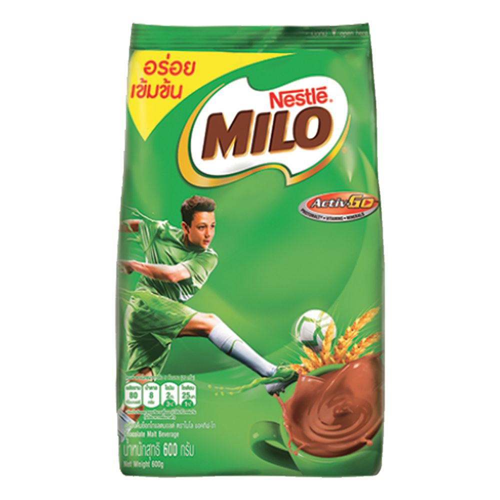 ไมโล แอคทีฟโก ช็อกโกแลตมอลต์ผง 600 กรัม Milo Active Chocolate Malt ...