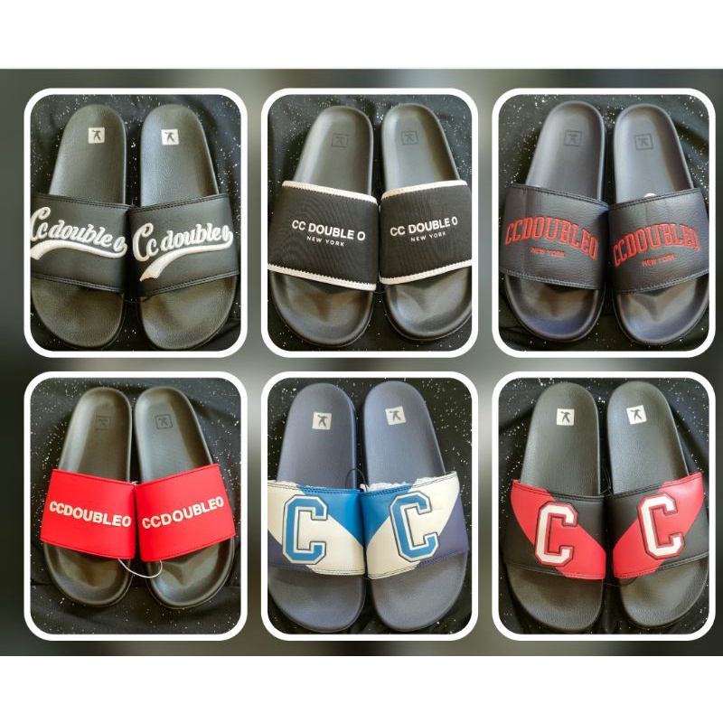 รองเท้าแตะ CC DOUBLE O สินค้าแบรนด์แท้ หิ้วเองจาก Shop | Shopee Thailand