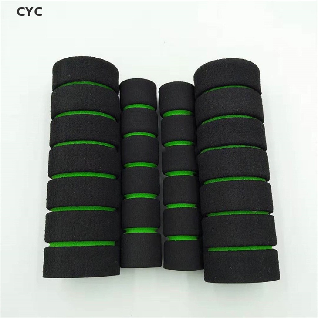 CYC 4pcs/Set Universal Grip Comfort Sponge Foam Handle Bar Motorcycle ...