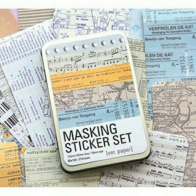 Masking Sticker Set | Shopee Thailand