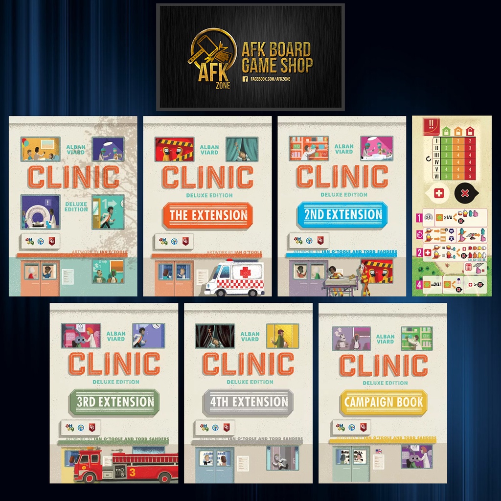 Clinic Deluxe Bundle ENG Edition - Board Game - บอร์ดเกม | Shopee Thailand