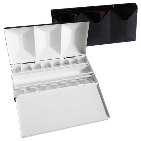 FOME Watercolor Box 16 Half Pans (V2091) / ตลับใส่หลุมสีน้ำพกพา ขนาด 16 ...