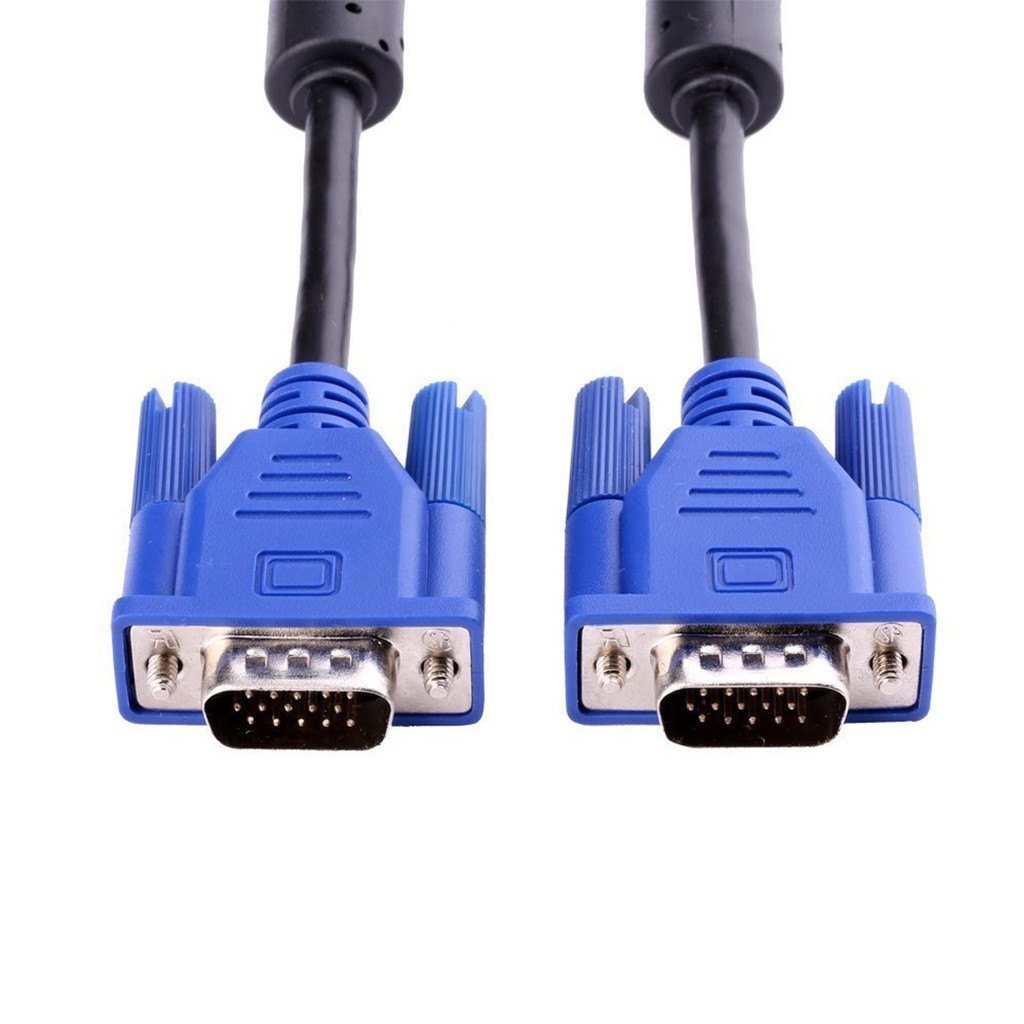 สาย vga 3+4 Male To Male 15pin สายต่อจอ จอคอม สายต่อจอคอมพิวเตอร์ 1.5m. 3m. 5m. คละสี | Shopee ...