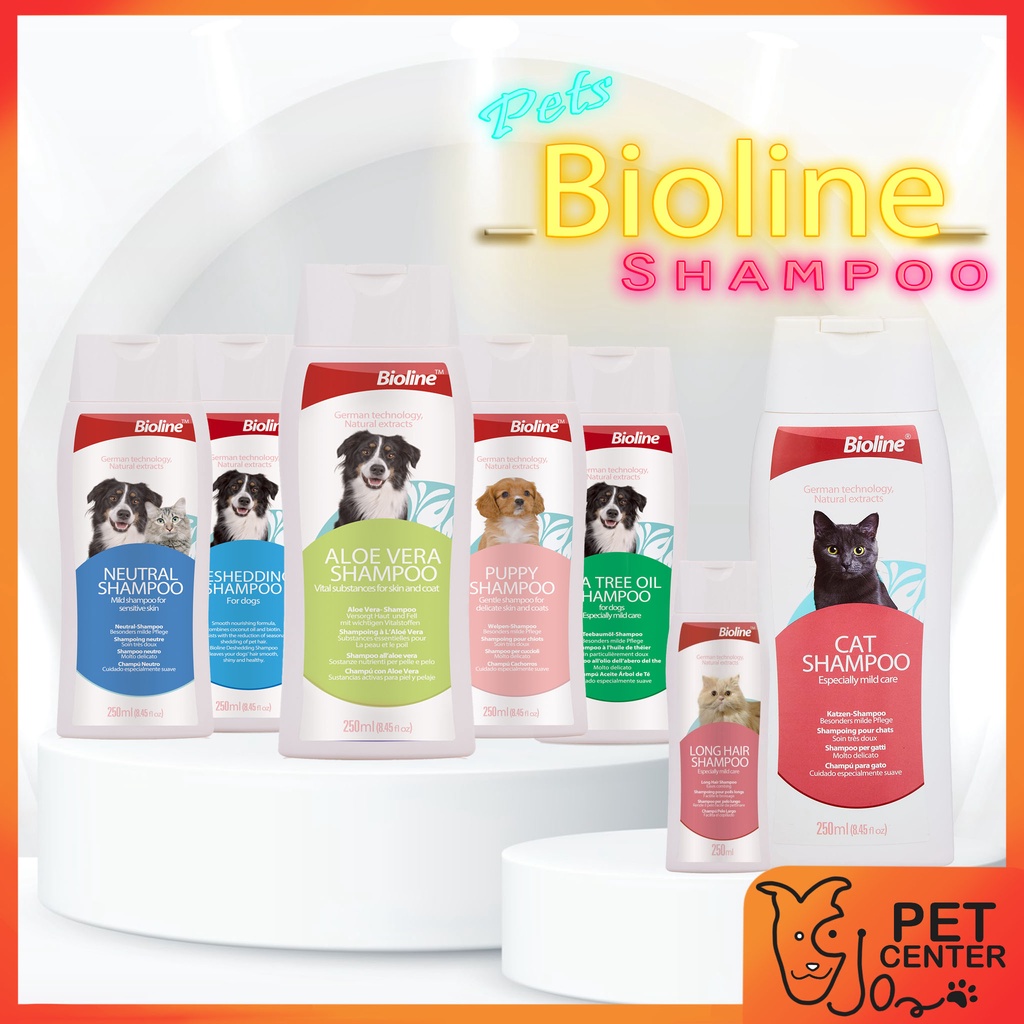 Bioline (Dog & Cat) - Shampoo แชมพูแมว แชมพูสุนัข มีหลายสูตร (200ml ...