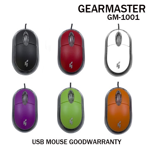 GM-1001 MOUSE GEARMASTER คละสี | Shopee Thailand