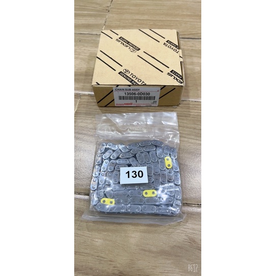 โซ่ราวลิ้น Toyota Altis แท้13506-0D030 1-3ZZFE 130ข้อ /140ข้อ 1-2ZRFE ...