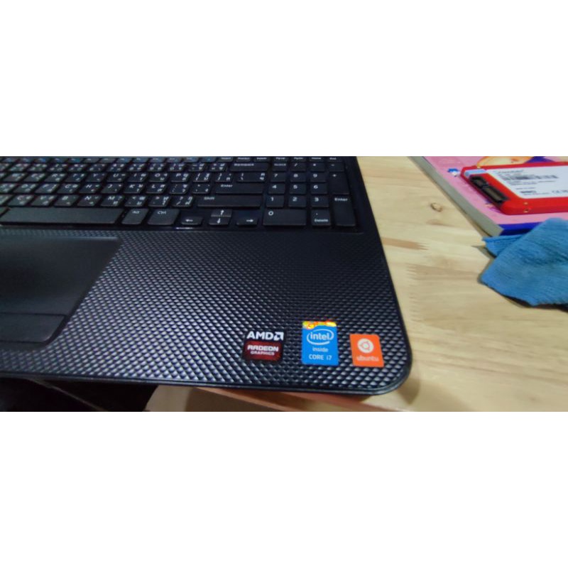 โน๊ตบุ๊คDell จอ15.6นิ้ว i7 แรม 8 การ์ดจอ amd radeon r9 m265x hdd 1 tb ...