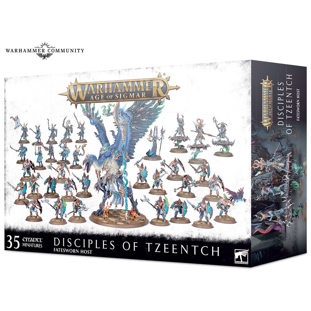 Warhammer AOS: Disciples of Tzeentch Battleforce Fatesworn Host ...