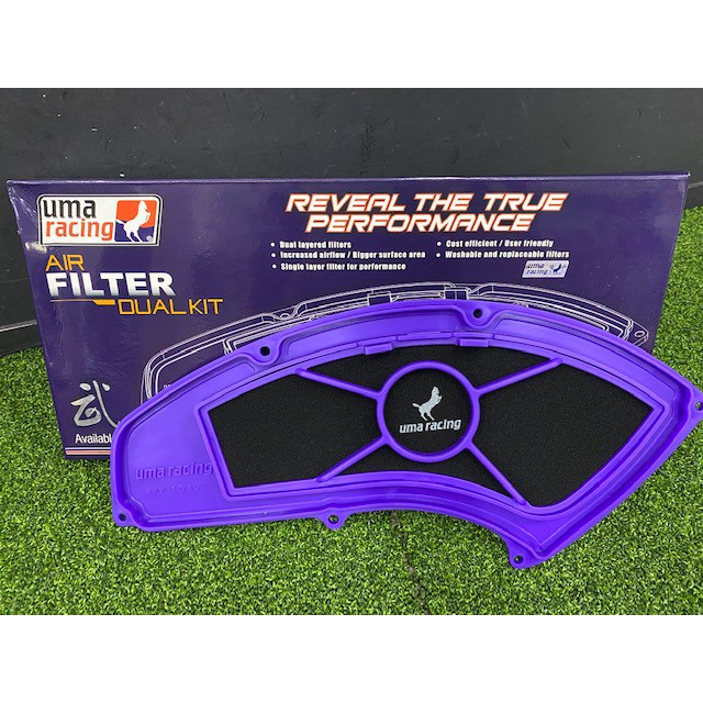Uma Racing Air Filter Dual Kit Y15 LC RS150 VF3i NMAX RSX BELANG FZ NVX ...
