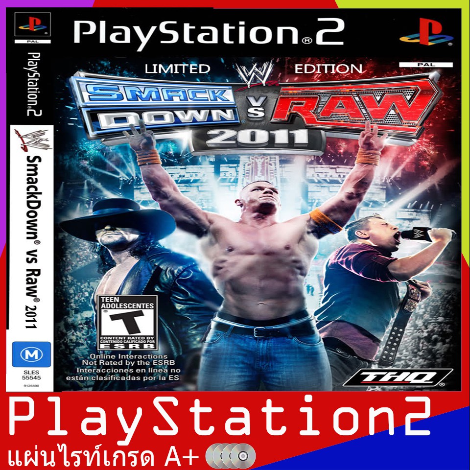 WWE SmackDown vs Raw 2011 [USA][PS2] | Shopee Thailand