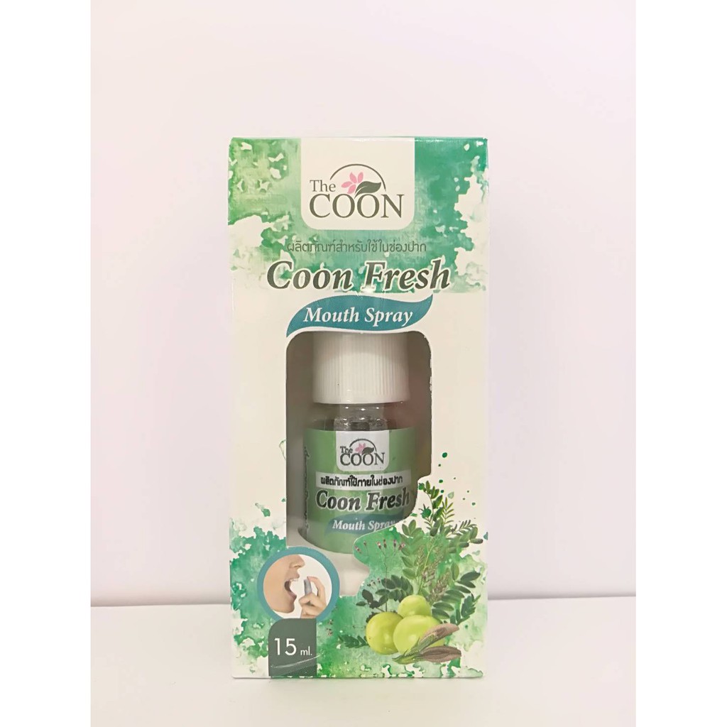 สเปรย์พ่นในปากและลำคอ Coon Fresh mouth spray ระงับกลิ่นปาก ลดความอยาก ...
