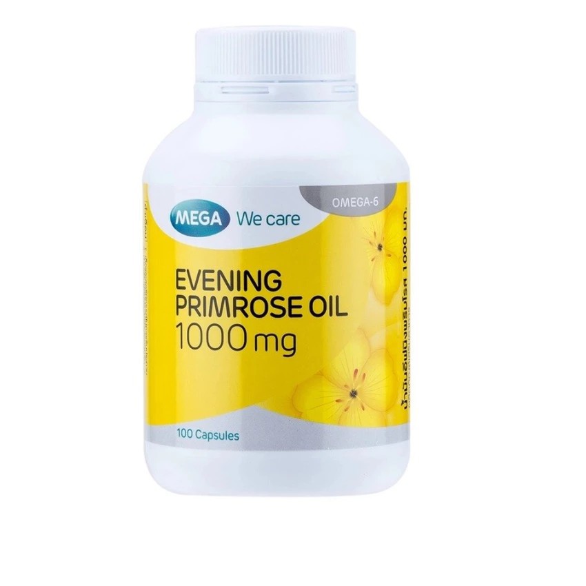 Mega We Care Evening Primrose Oil EPO 1000mg 200เม็ด เมก้า วี แคร์ อีฟ ...