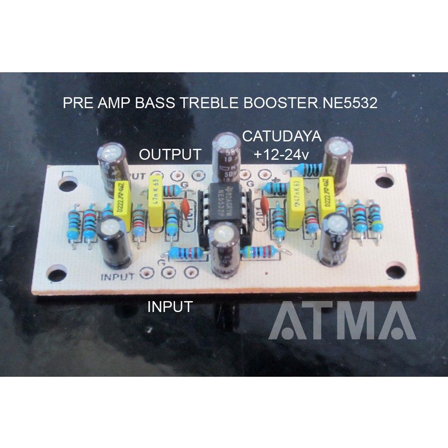 Pre-amp Bass Treble Booster NE5532 Pre Amplifier Amplifier Amplifier ...