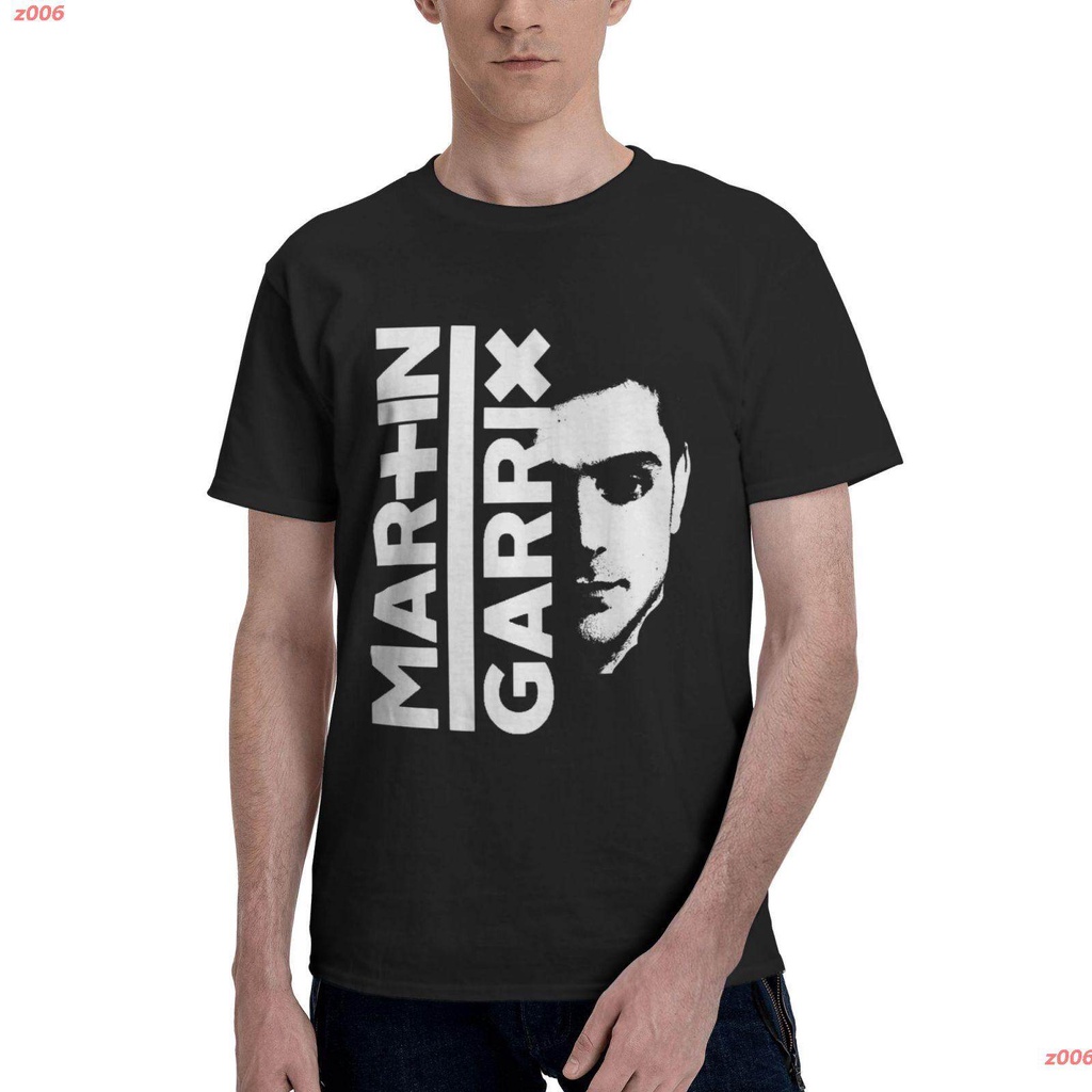 เสื้อยืดสีขาว เสื้อยืดแฟชั่นผู้ชาย DJ Disc Jockey ดีเจ ดนตรี มาร์ติน แกร์ริกซ์ Martin Garrix ...