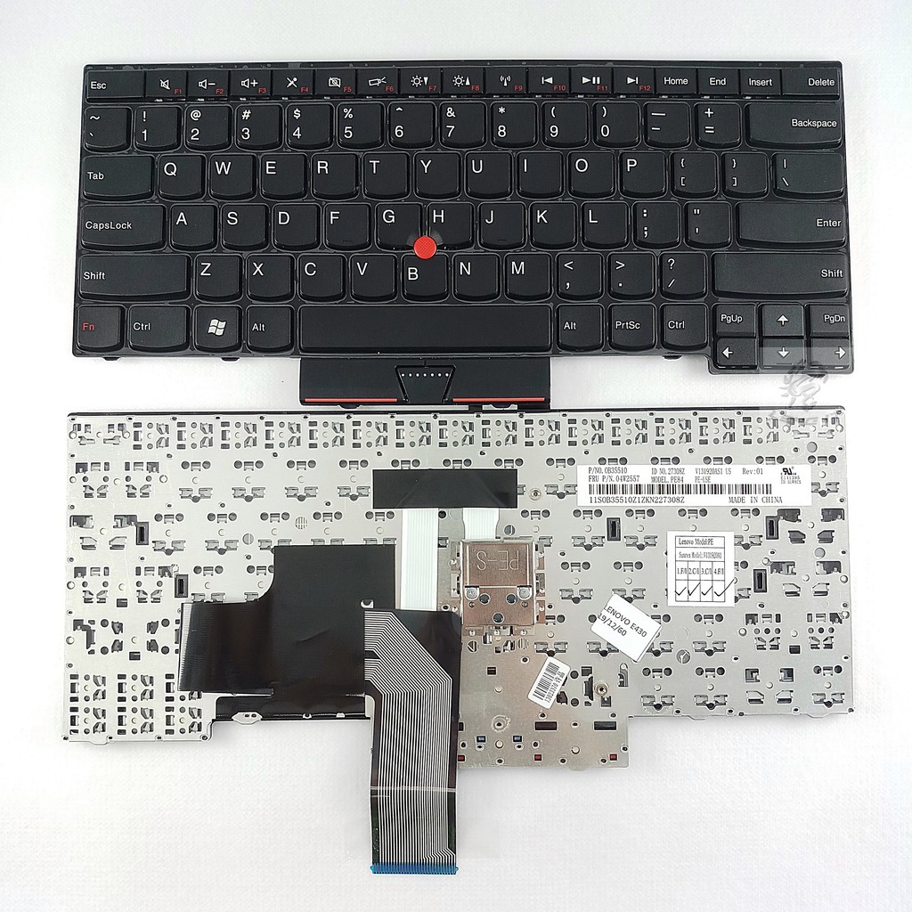 LENOVO คีย์บอร์ดโน๊ตบุ๊ค KEYBOARD E430 สีดำ | Shopee Thailand