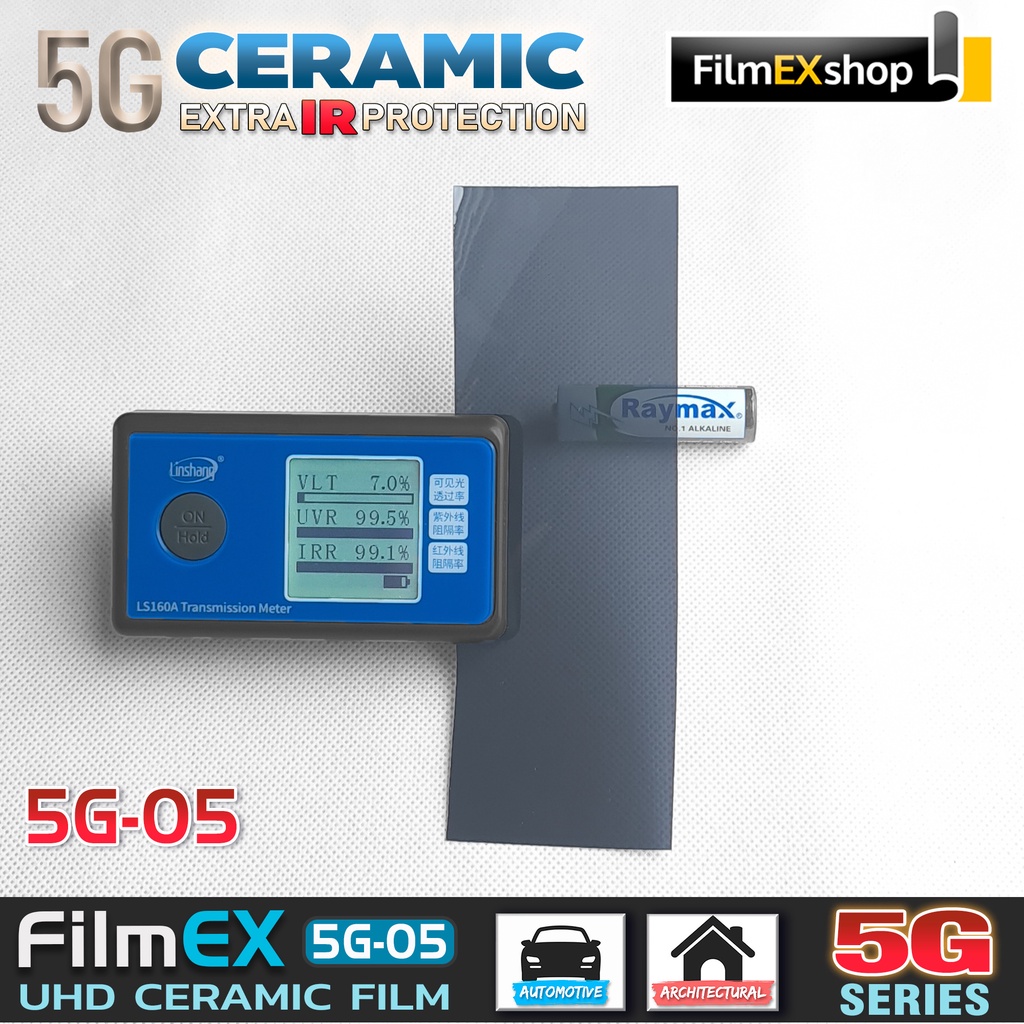 5G Ceramic Window Film FilmEX 5G-05 ฟิล์มกรองแสงรถยนต์ ฟิล์มกรองแสง ...