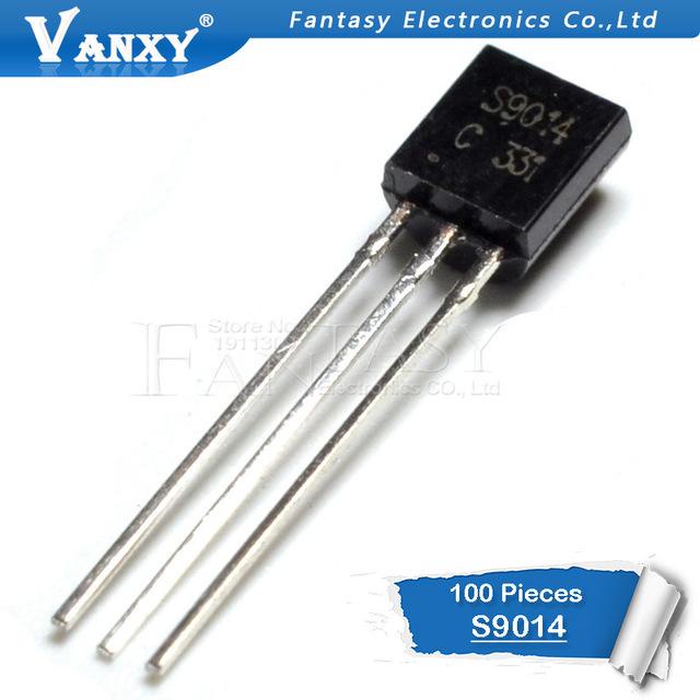 100pcs S9014 TO-92 9014 TO92 ทรานซิสเตอร์ไตรโอดใหม่ | Shopee Thailand