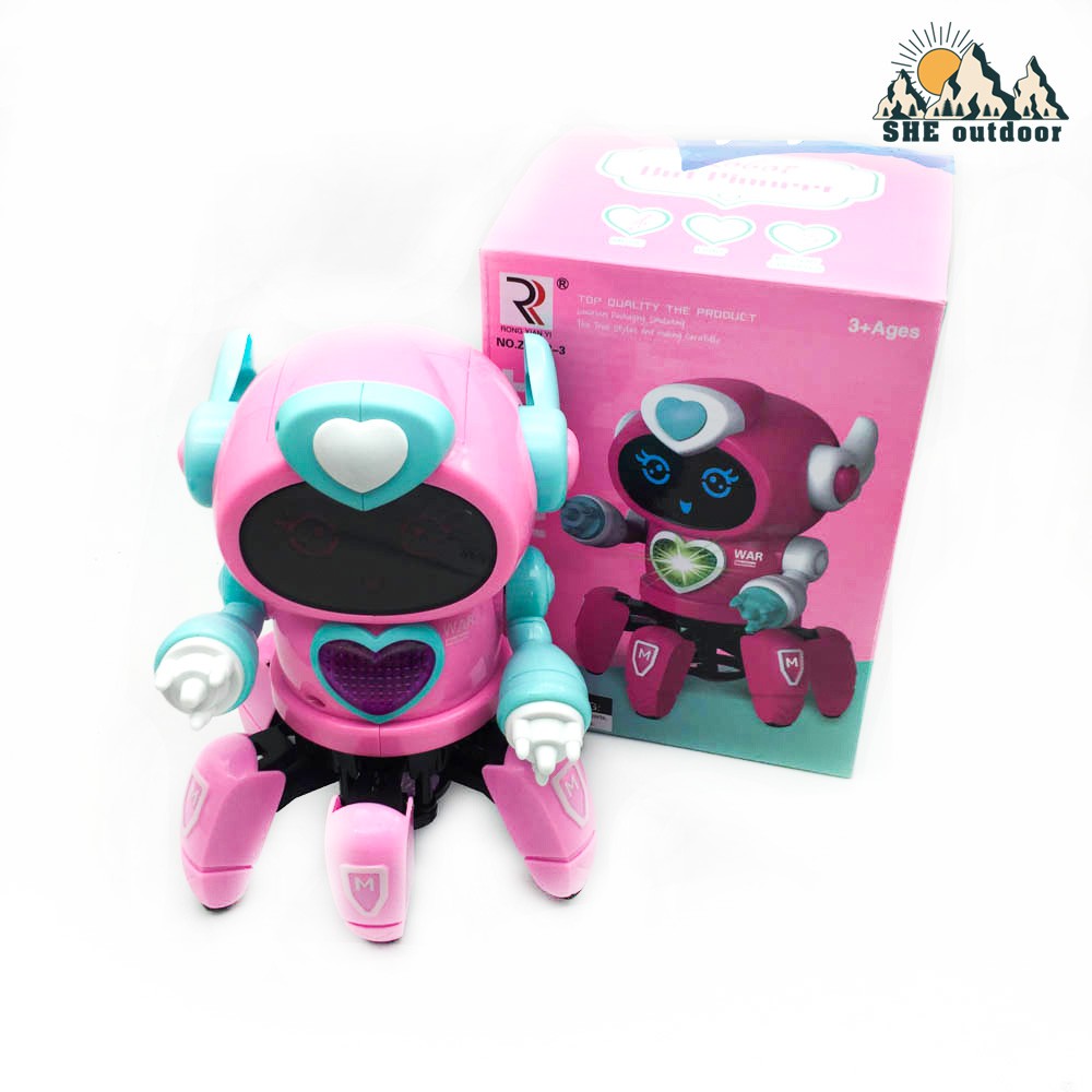 SHE outdoor 0100501817 Bot Robot Toy หุ่นยนต์ เต้นได้ มีไฟที่หน้า แขน ...