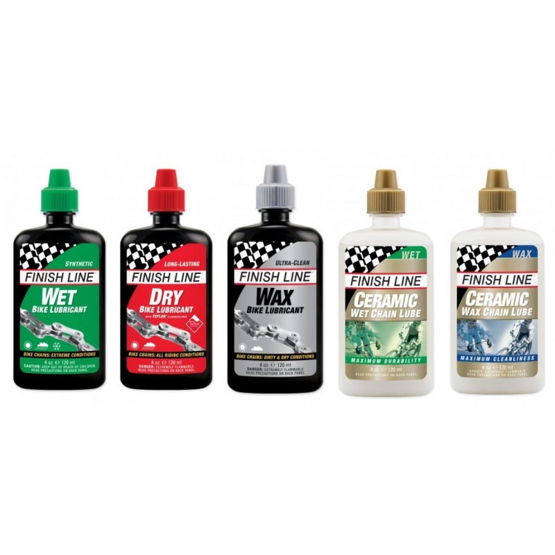 น้ำมันหยอดโซ่ FINISH LINE CERAMIC Wet Chain Lube / Wax Chain Lube ...