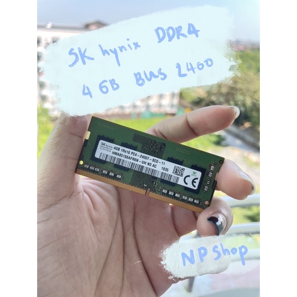 RAM NOTEBOOK SK Hynix 4GB DDR4 BUS 2400 มือสองใช้งานเอง | Shopee Thailand