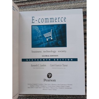 E-Commerce 2020-2021 Business. Technology. Society (16th edition ...