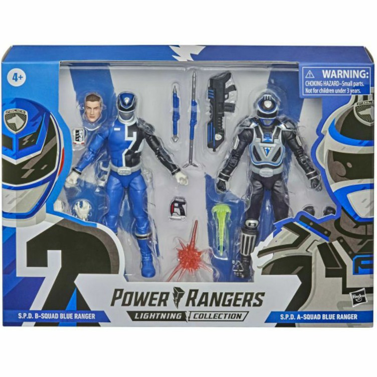 คอลเลกชัน Power Rangers Lightning Spd. B-squad Blue Ranger และ A-Squad ...