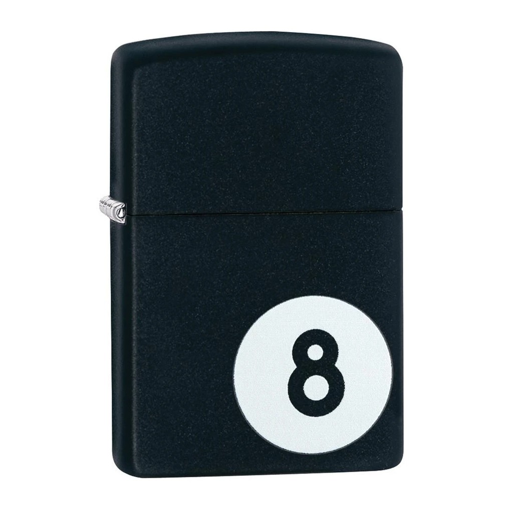 Zippo ไฟแช็กรุ่น 28432 8 Ball Black Matte ของแท้ รับประกันตลอดชีวิต ...
