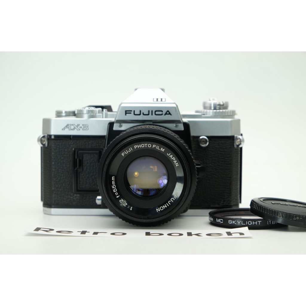กล้องฟิล์ม Fujica AX-3 + เลนส์ Fujinon 55mm f2.2 เจ้าของฉายา โบเก้ฟอง ...