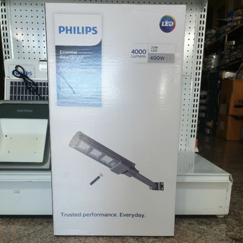 Philips โคมถนนโซล่าเซลล์ 400w brc010 led40/765kit | Shopee Thailand
