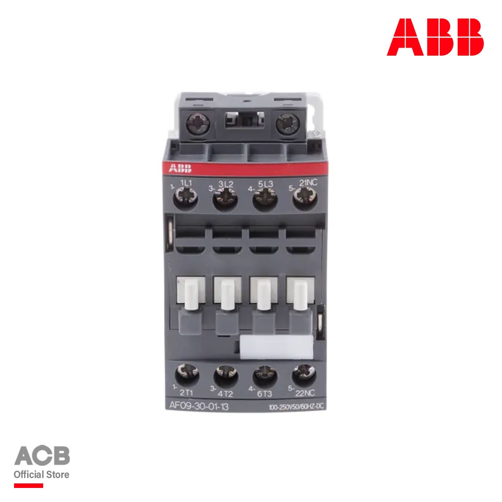 ABB AF Range AF09 3 Pole Contactor - 7 A, 230 V ac Coil, 3NO, 4 kW รหัส AF09-30-01-13 ...