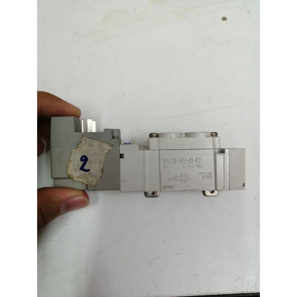 SMC Solenoid Valve 5/2 (Single Unit) Model Name : SY5120-5DZ-01-F2 | Shopee Thailand