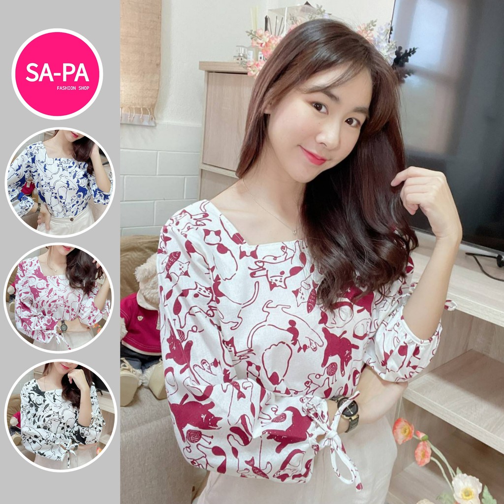 🔥 𝐒𝐚𝐥𝐞 🔥 เสื้อคอเหลี่ยม แขนพอง freesize- 38นิ้ว | Shopee Thailand