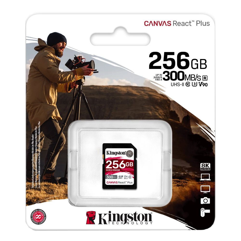 Kingston 256GB Canvas React Plus UHS-II SDXC Memory Card (without Card Reader) | Shopee Thailand