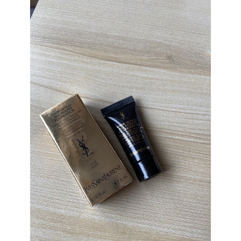 รองพื้น YSL all hours foundation B20 ivory | Shopee Thailand