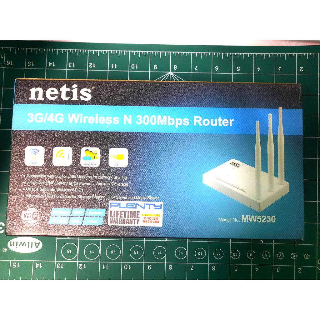 Netis MW5230 3G/4G Wireless N 300Mbps Router Support Repeater,WISP ...