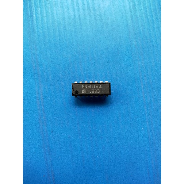IC ไอซี เบอร์ MN 4013B 14ขา (ที่เก็บ 024)ใช้แทน HCF 4013, CD 4013 ...