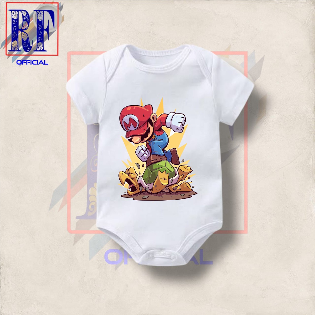 Hitam PUTIH เด็ก JUMPER SUPER MARIO BROSS / เกม PS2 PS1 เกม BOT KAOS ...