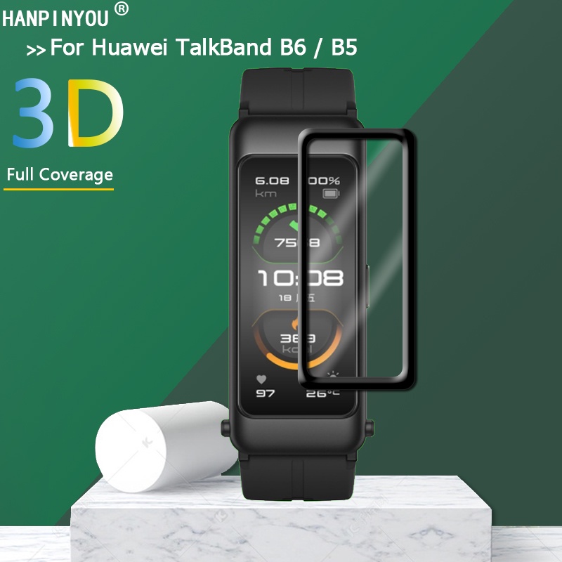 สําหรับ Huawei Honor TalkBand B7 B6 B5 SmartWatch คลุมทั้งหมด 三维 โค้งใส ...